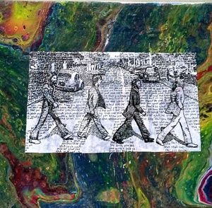 Handmade | Other | Abbey Road Ooak Custom Acrylic Painting | Poshmark